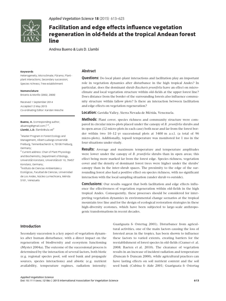Sucesion Del Bosue | PDF | Restoration Ecology | Disturbance (Ecology)