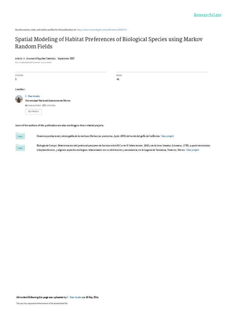 Modelación Espacial | PDF | Receiver Operating Characteristic | Statistical Classification