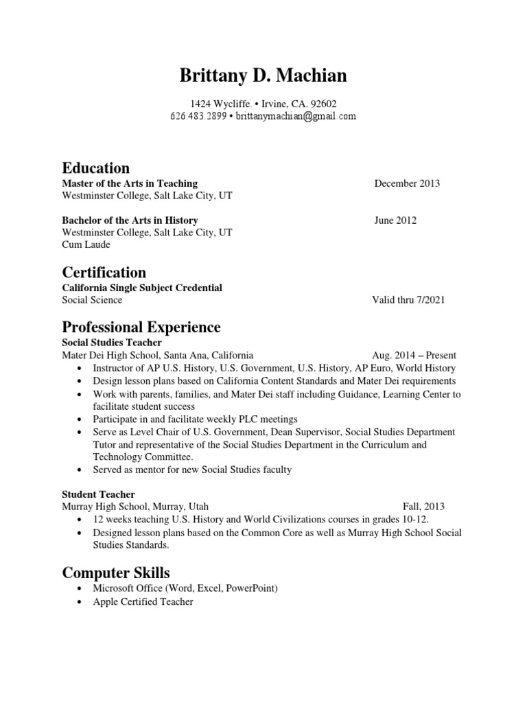 Induction Resume 2019 | PDF