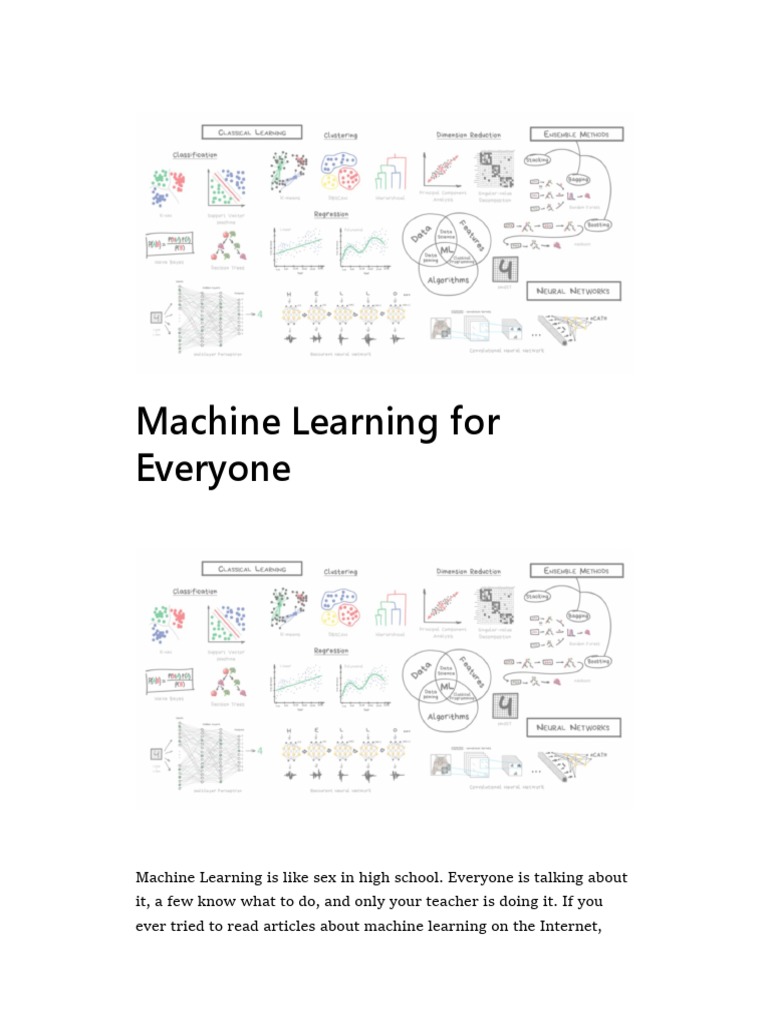 Machine Learning For Everyone | PDF | Artificial Neural Network ...