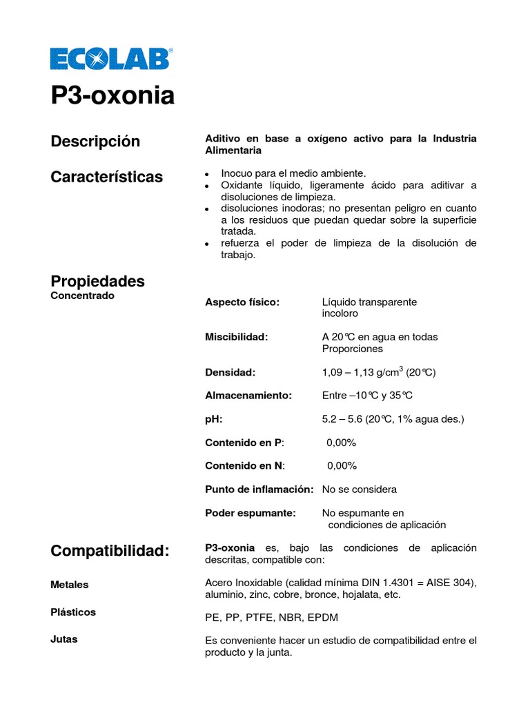 P3 Oxonia | PDF | Aluminio | Concentración