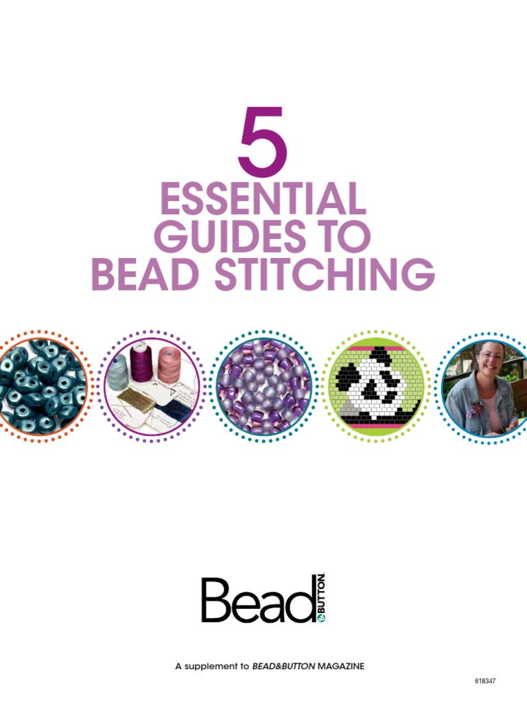 5 Essential Guides To Bead Stitching | PDF | Beadwork | Yarn
