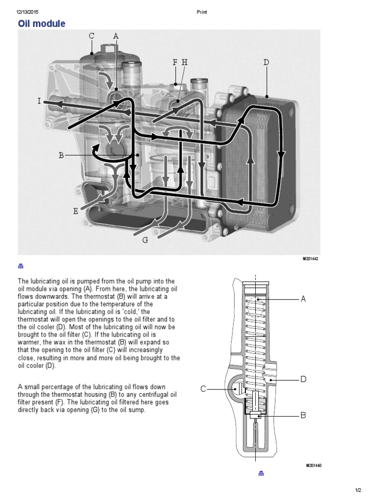 Oil Module: C F D H A | PDF | Oil | Rotating Machines