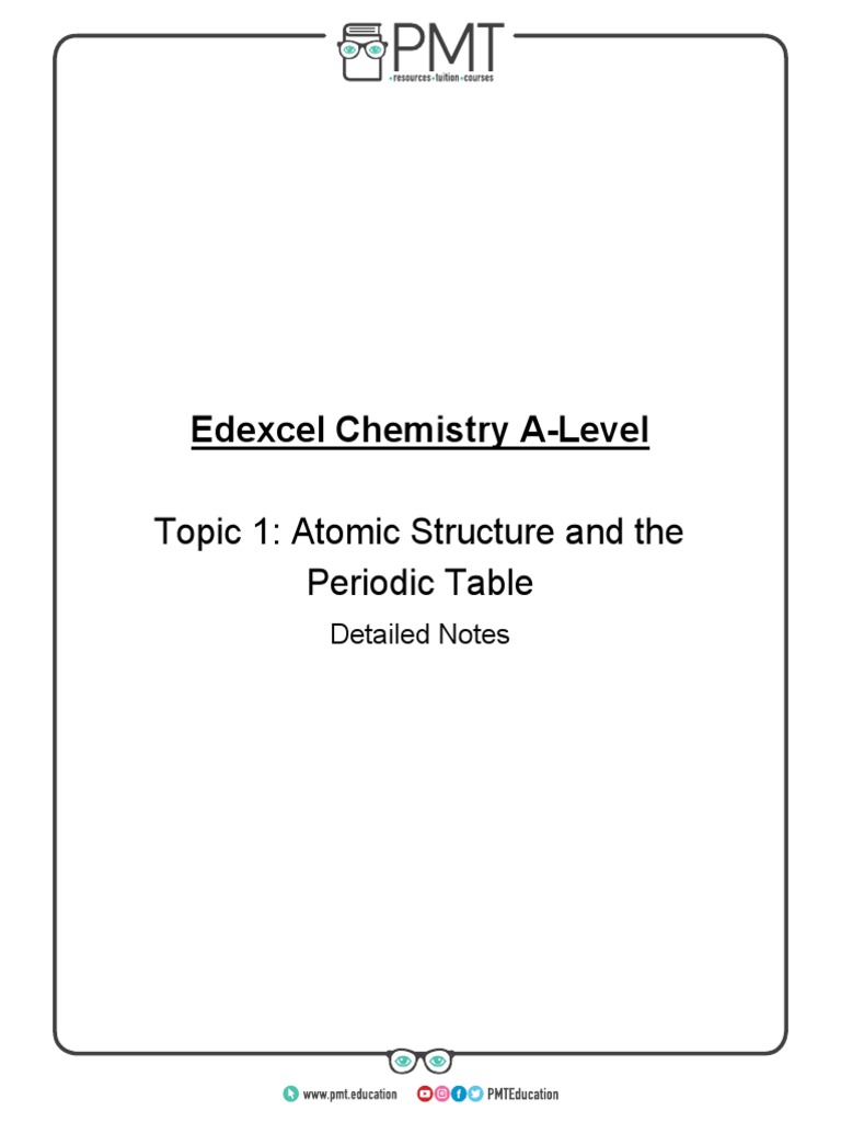 2-Revision Atomic Structure & Periodic Table | PDF | Atoms | Atomic Orbital