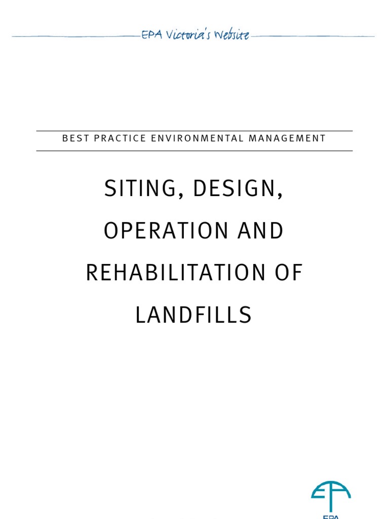 788 Landfill Design | PDF | Waste Management | Waste