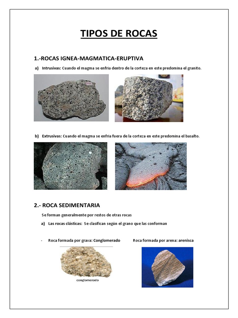 Tipos de Rocas | PDF