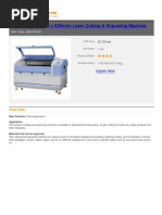 Creality 10W Laser Settings Manual | PDF