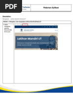 Panduan Lengkap Laman Silayar UT | PDF