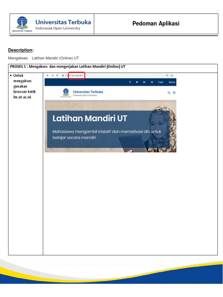 Panduan Penggunan Latihan Mandiri - Mahasiswa PDF | PDF