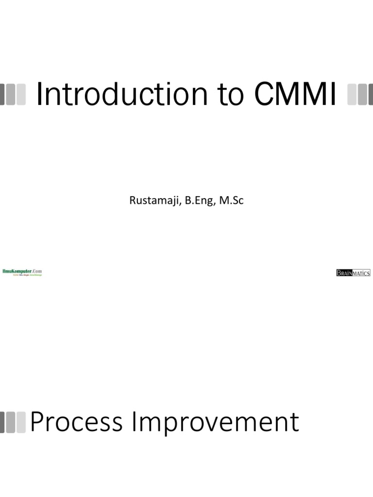 Introduction To Cmmi V2 Pdf Verification And Validation Project