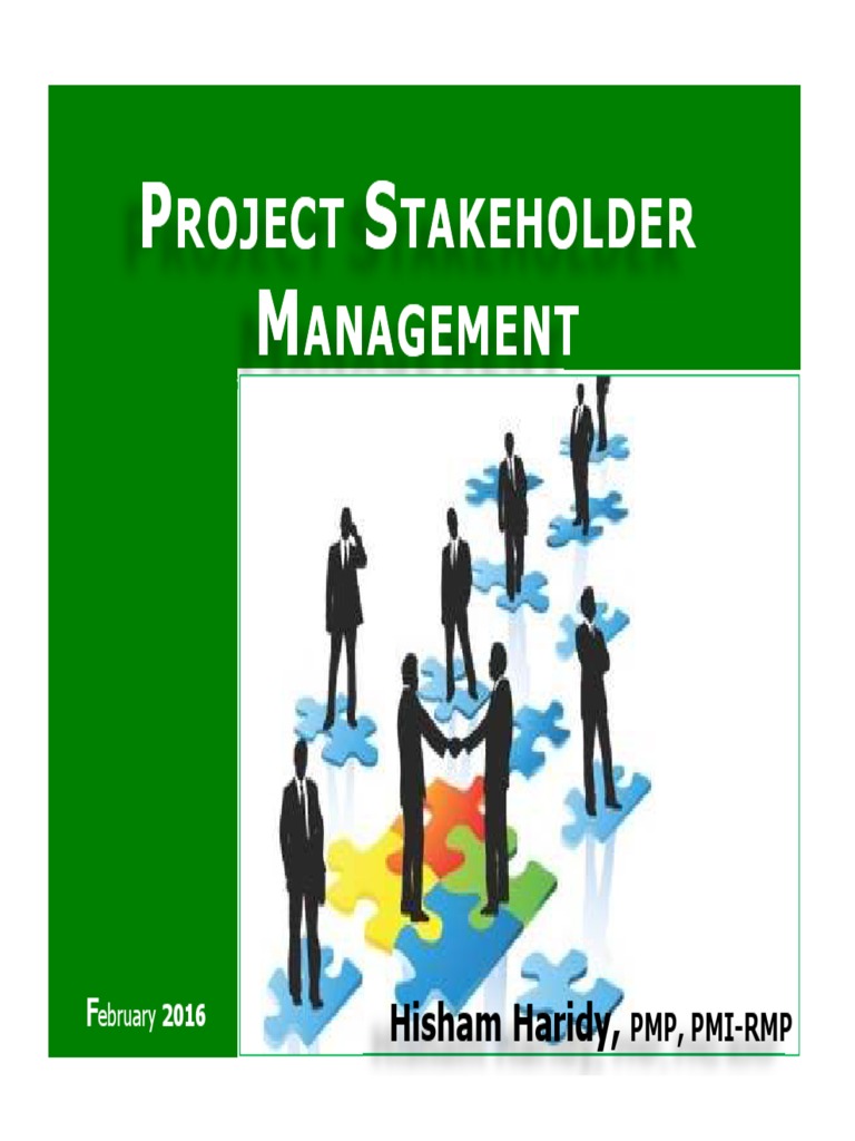Hisham Haridy - Stakeholder | PDF | Project Management | Life Cycle ...