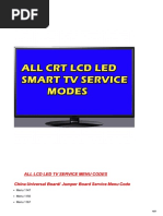 ALL LCD - LED TV Service Menu Codes Soft4led | PDF | Menu (Computing ...