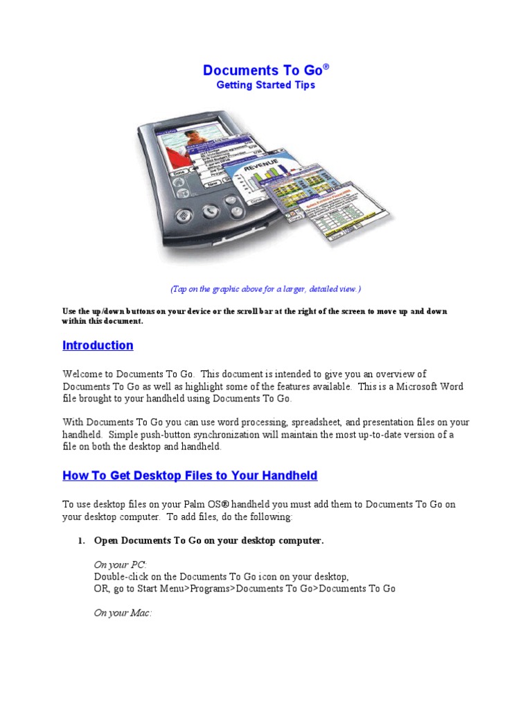 Getting Started Tips | PDF | Microsoft Word | Secure Digital