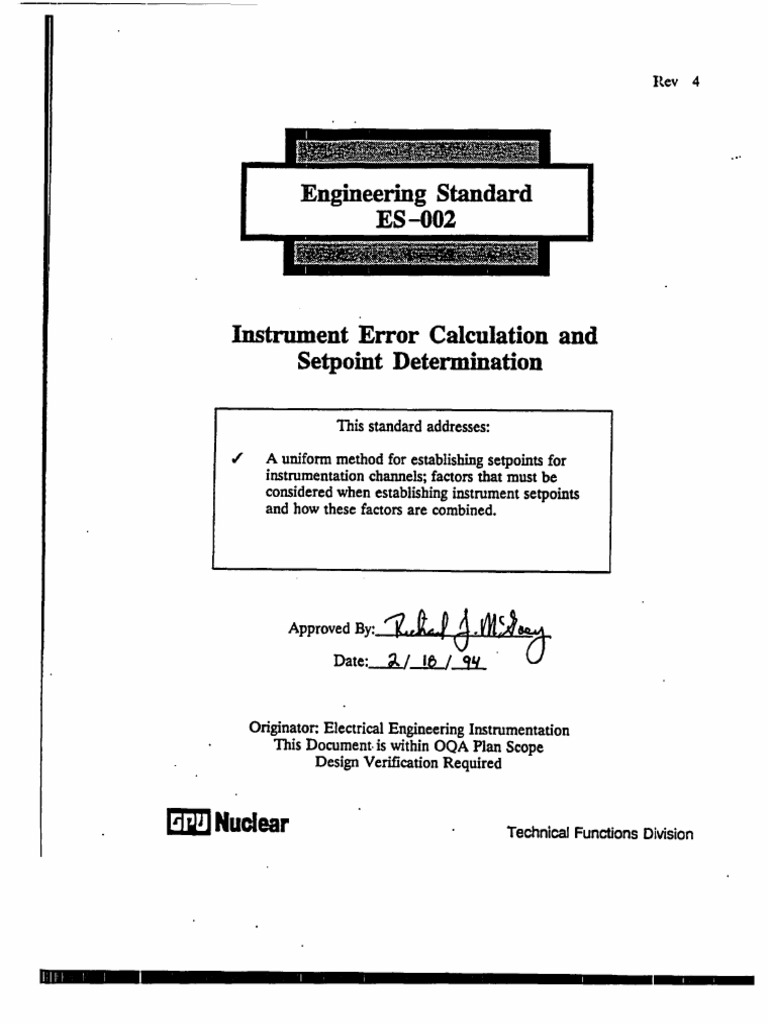 E002 For Instrument Acceptance Standards | PDF | Accuracy And Precision ...