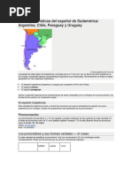 Características del Castellano Rioplatense | PDF | Lengua española ...
