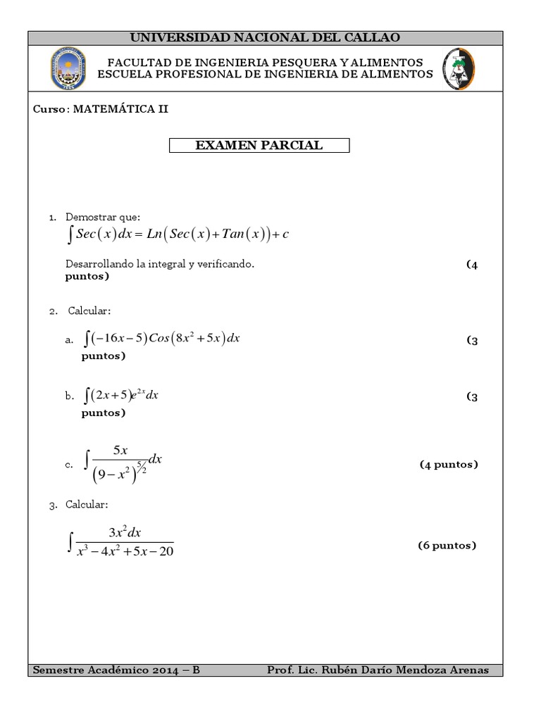 Examenes Edo 2018-V | PDF | Integral | Geometria plana)