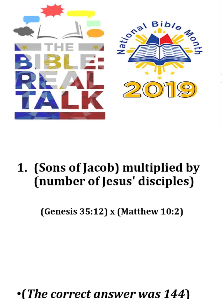 Bible Math | PDF | Gospel Of Matthew | Book Of Genesis