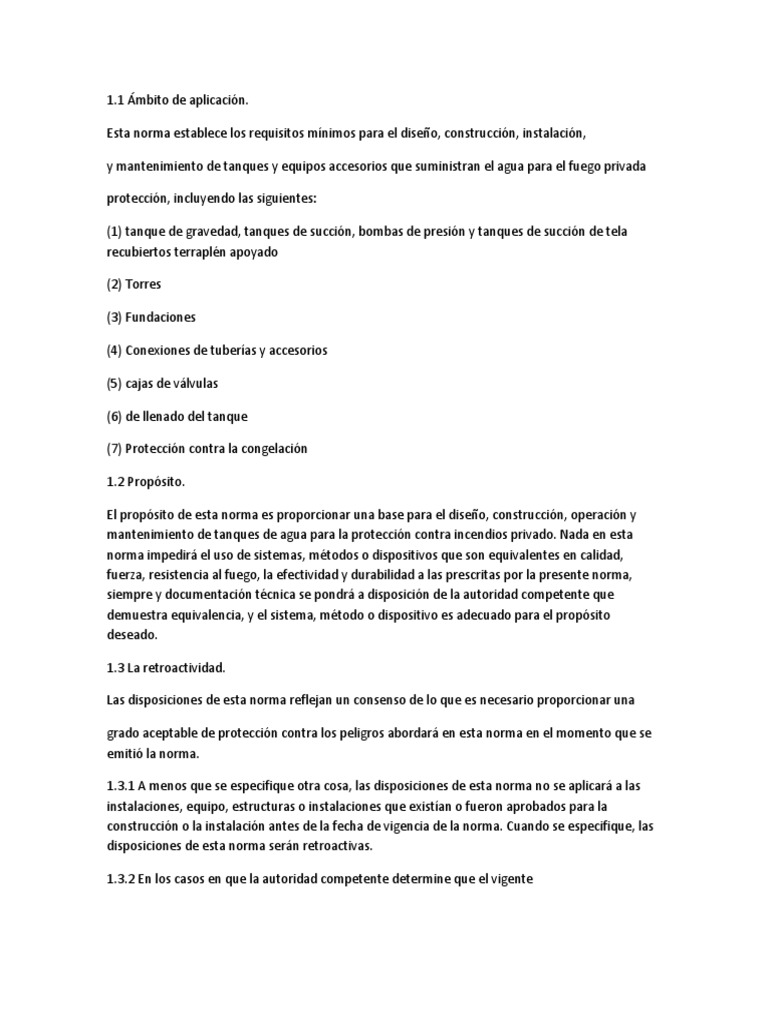 Nfpa 22 PDF | PDF | Tanques | Sistema Internacional de Unidades