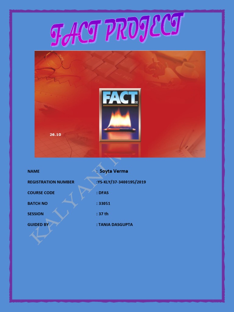 Fact Project | PDF