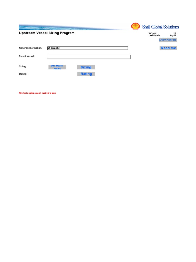 LP Separator Sizing | PDF | Density | Nozzle