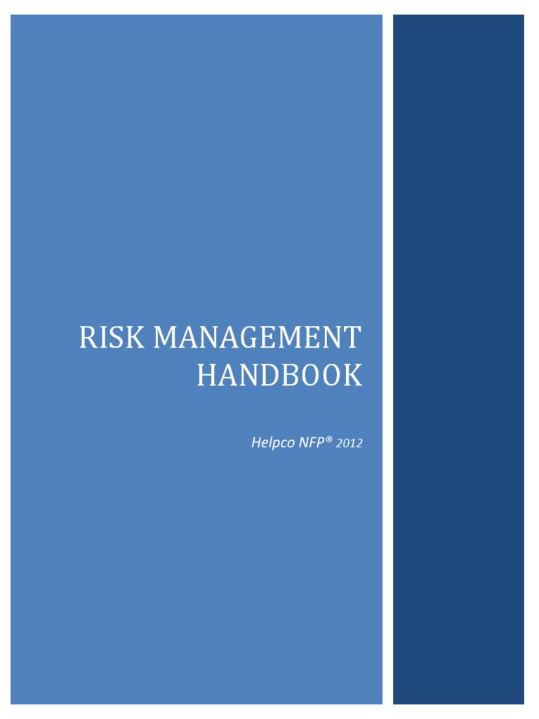 Risk Management Handbook | Risk Management | Operational Risk