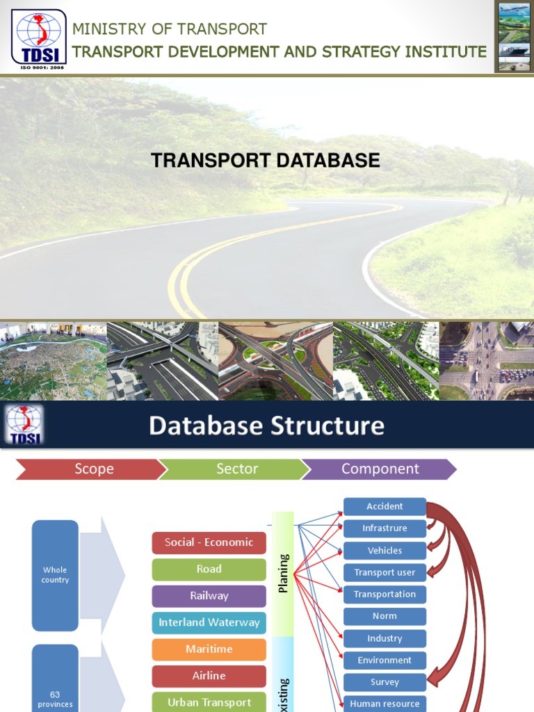 Transport Database: Ministry of Transport Transport Development and ...