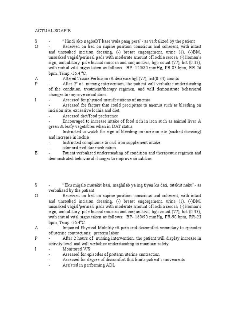 Actual Soapie | Medicine | Medical Specialties