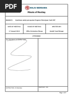 Matters Arising Template | PDF