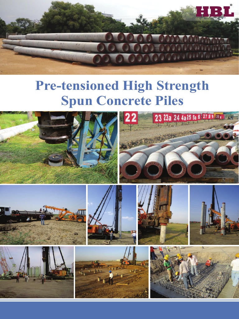 Spun Concrete Piles Product Leaflet | PDF | Deep Foundation | Building Engineering