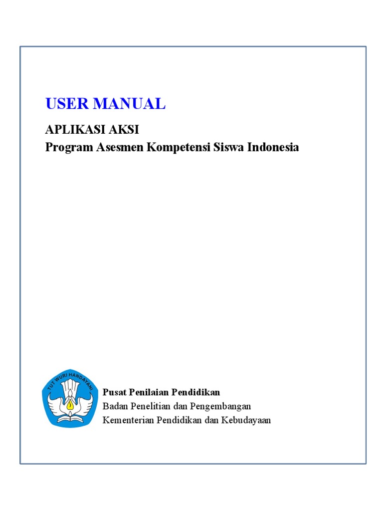 User Manual Aplikasi AKSI | PDF