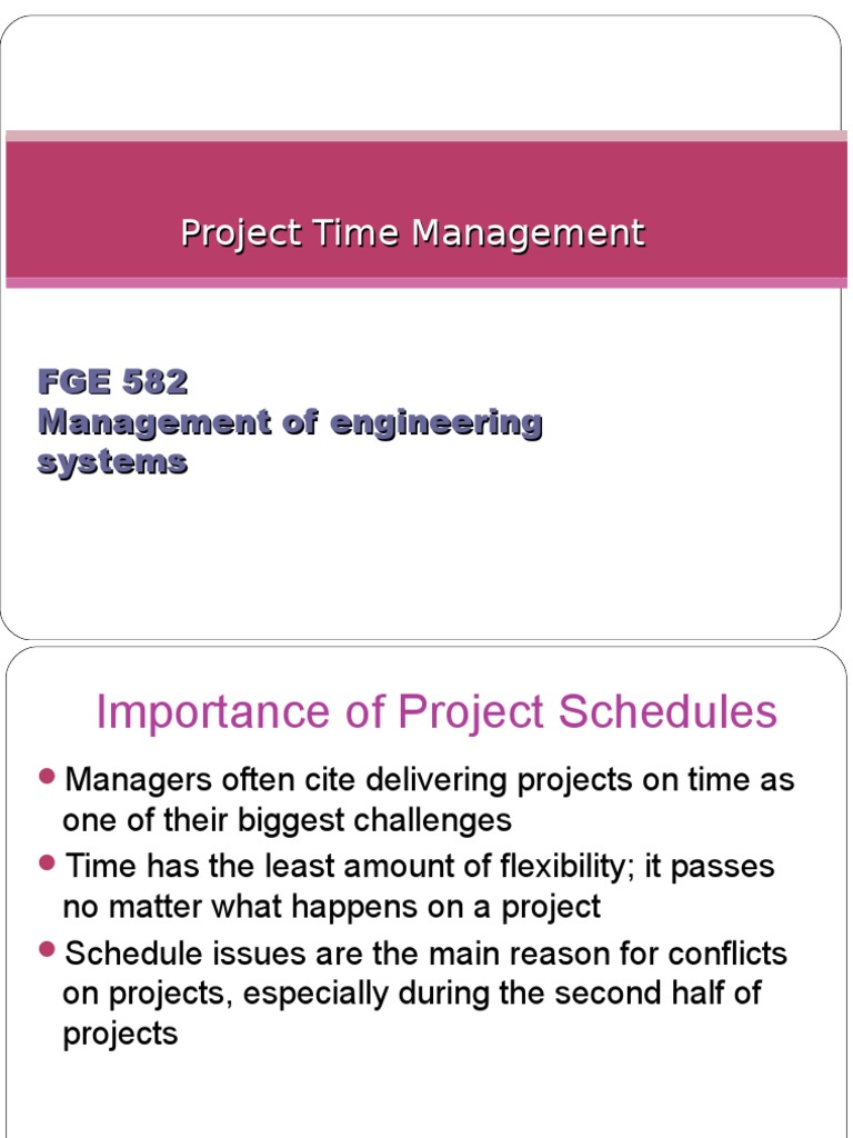 Effective Project Time Management Techniques | PDF | Project Management ...