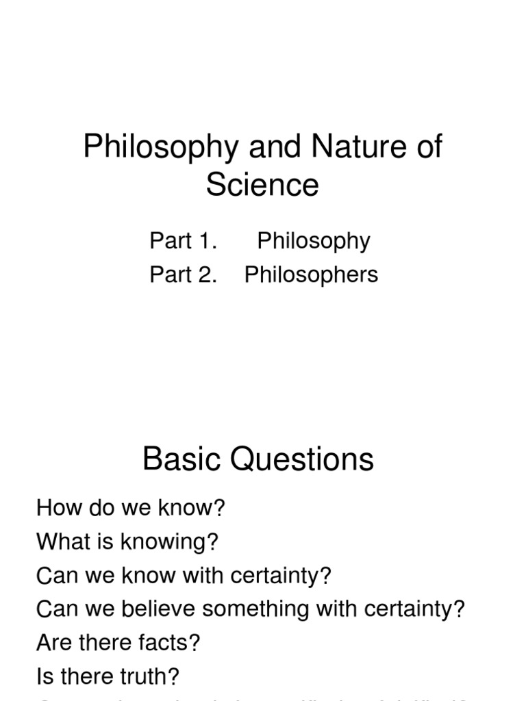Philosophy of Science and Knowledge | PDF | Falsifiability | Paradigm