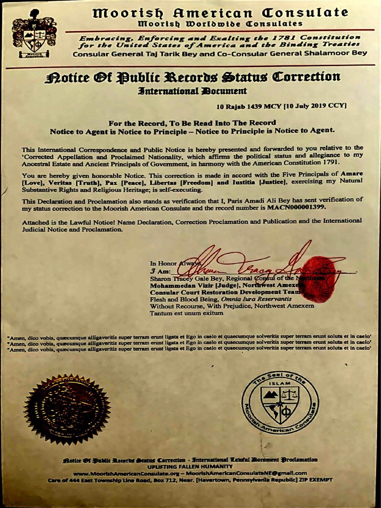 Notice of Public Record | PDF