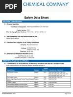 Domestos Bleach Safety Data Sheet | PDF | Toxicity | Bleach