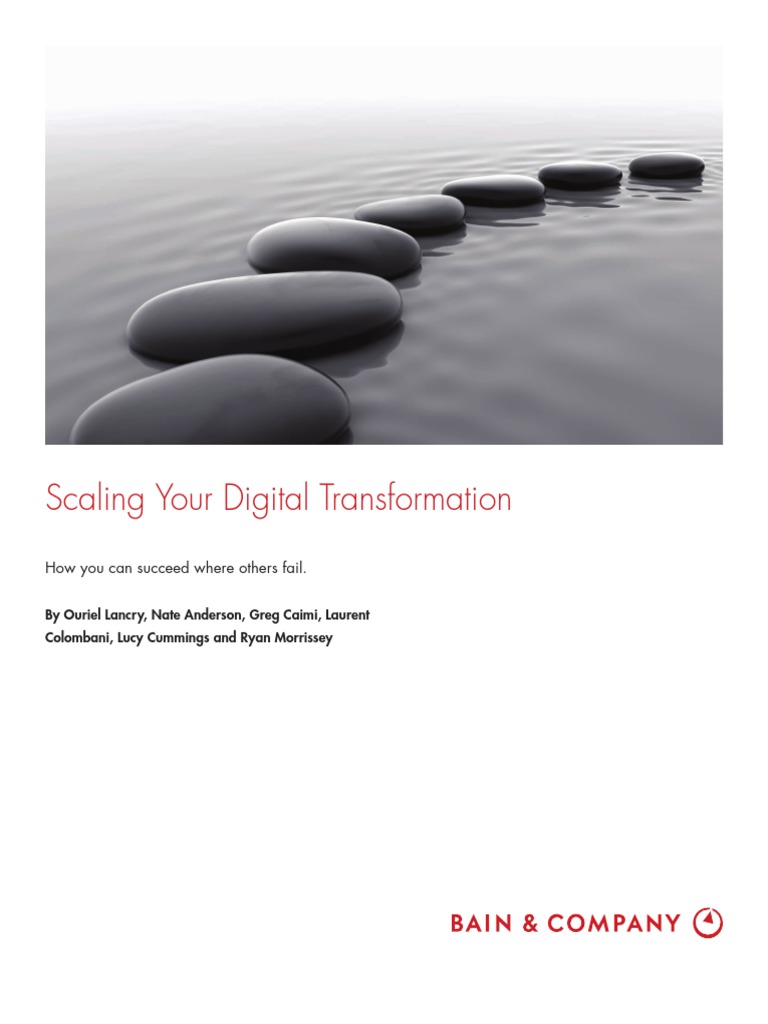 Bain Brief Scaling Your Digital Transformation PDF | PDF | Agile ...