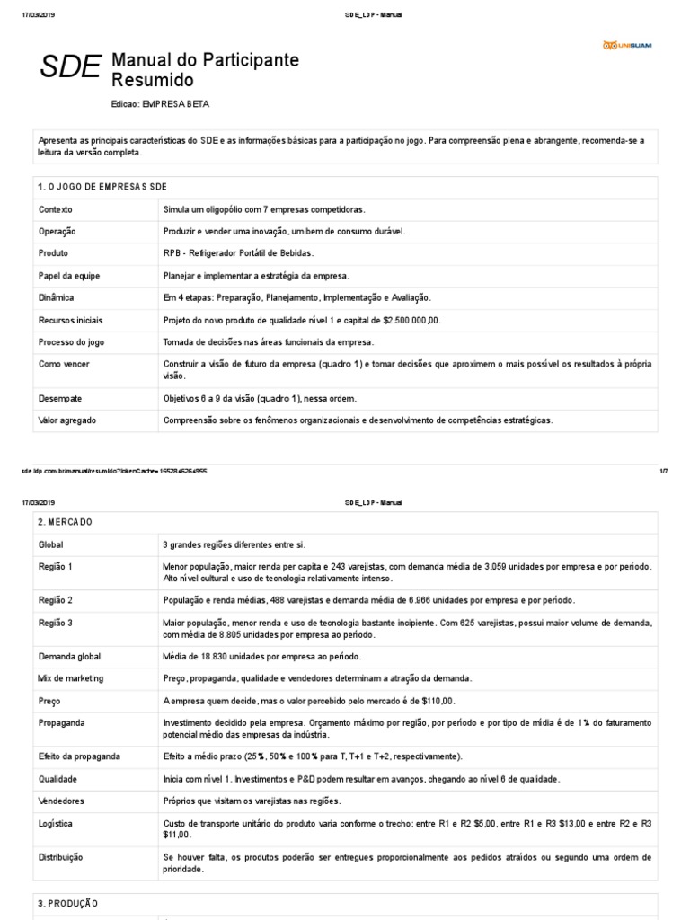 Sde - LDP - Manual | PDF | Lucro (economia) | Juros