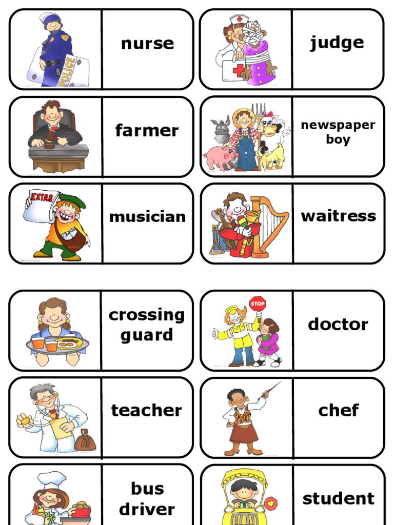 (Flashcards) Occupations | PDF
