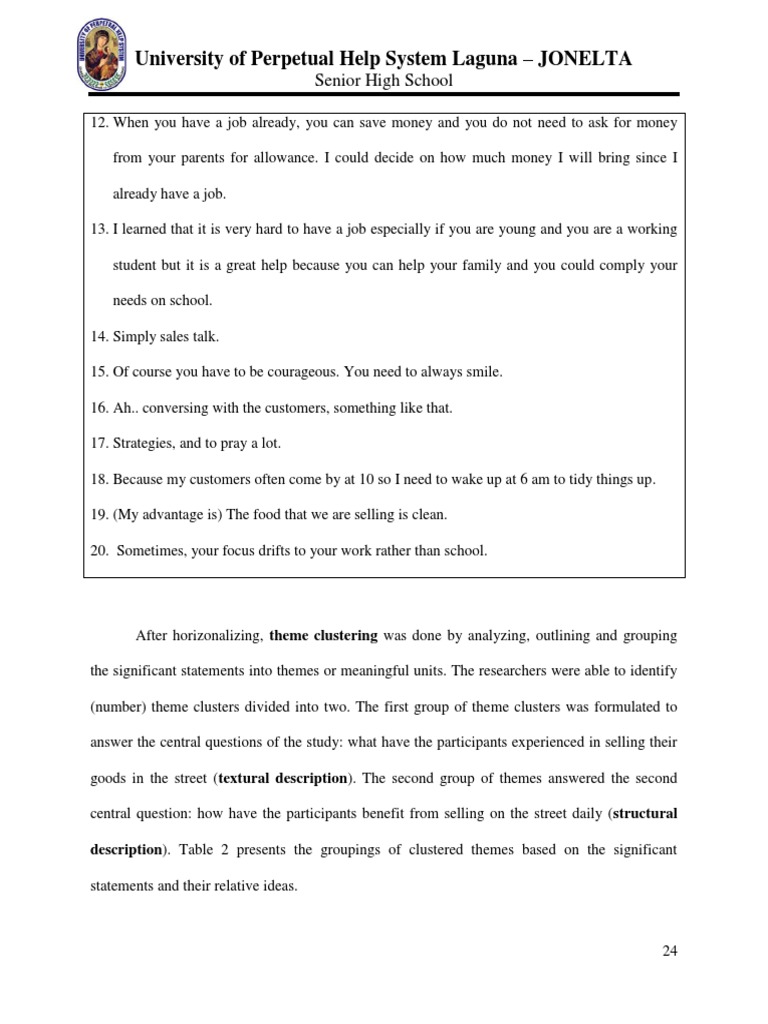 University of Perpetual Help System Laguna - JONELTA: Senior High ...