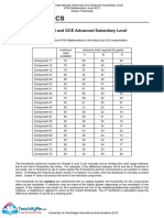 A Level Mathematics Grade Thresholds 2020 | PDF
