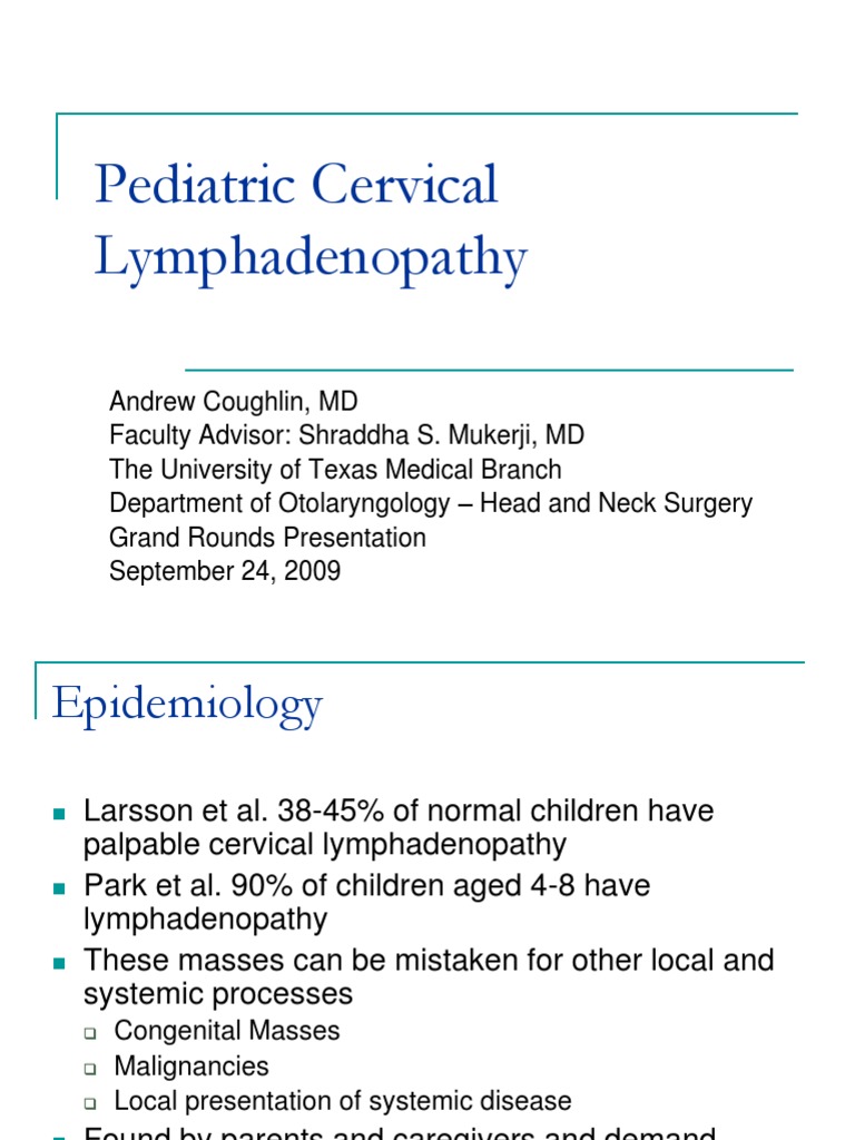 Pedi Lymphnode Slides 090924 | PDF | Epidemiology | Immunology