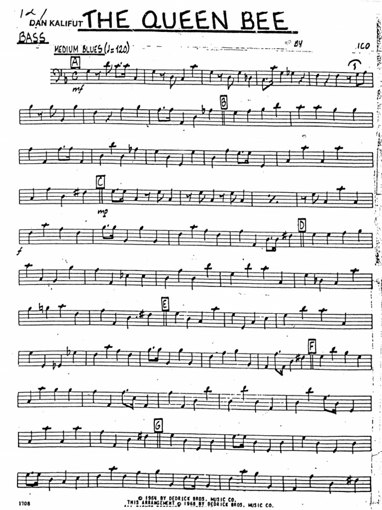 The Queen Bee - Bass | PDF