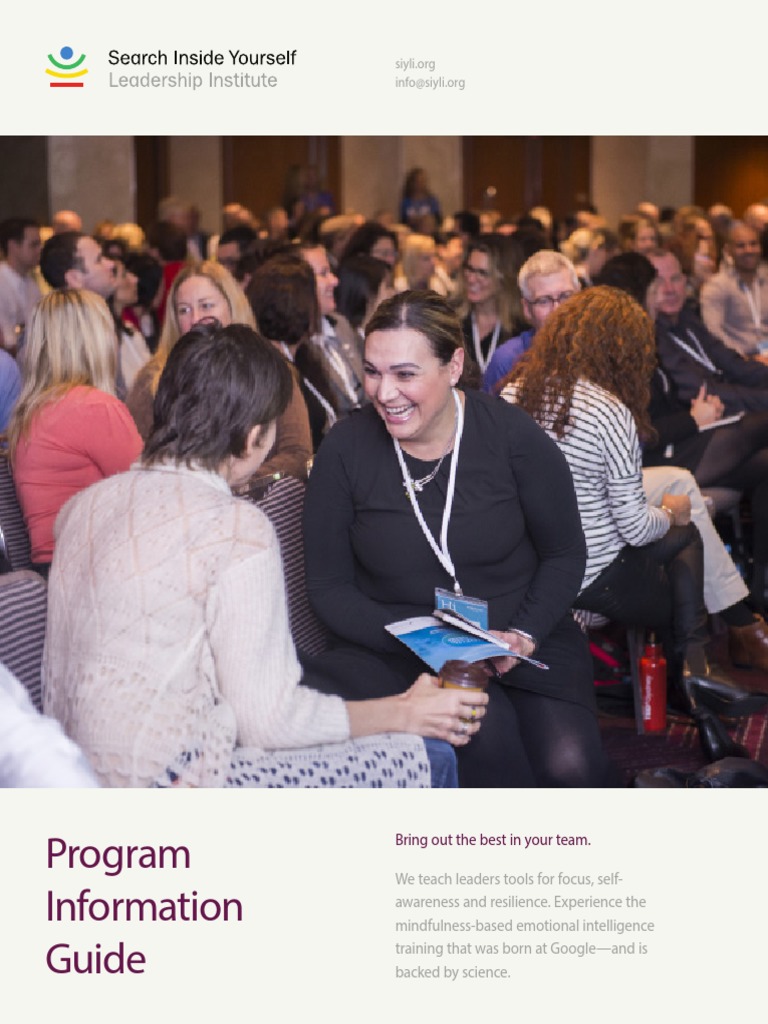 SIY Program Information Guide | PDF | Mindfulness | Leadership