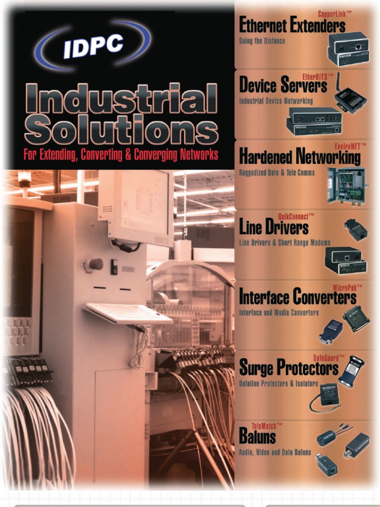Industrial Networking Solutions Guide | PDF | Ethernet | Computer Network