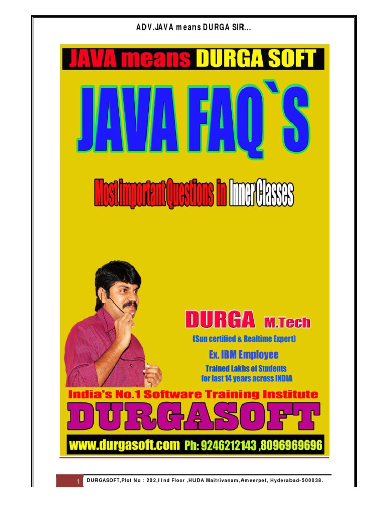 Inner Classes PDF | PDF | Class (Computer Programming) | Method (Computer Programming)