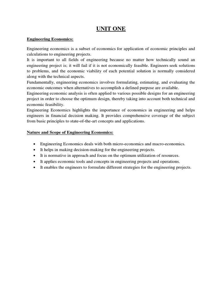 Engineering Economics 1 | PDF | Price Elasticity Of Demand | Supply ...