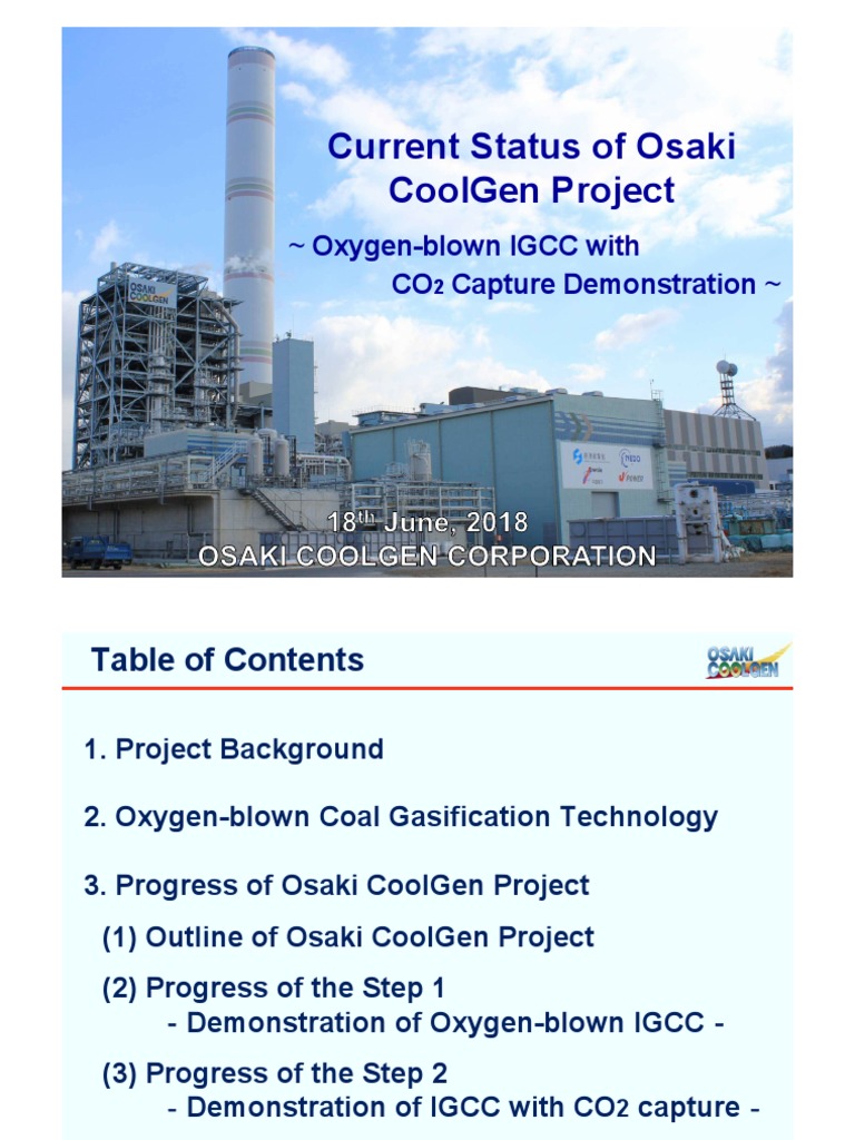 IGCC | PDF | Gasification | Coal