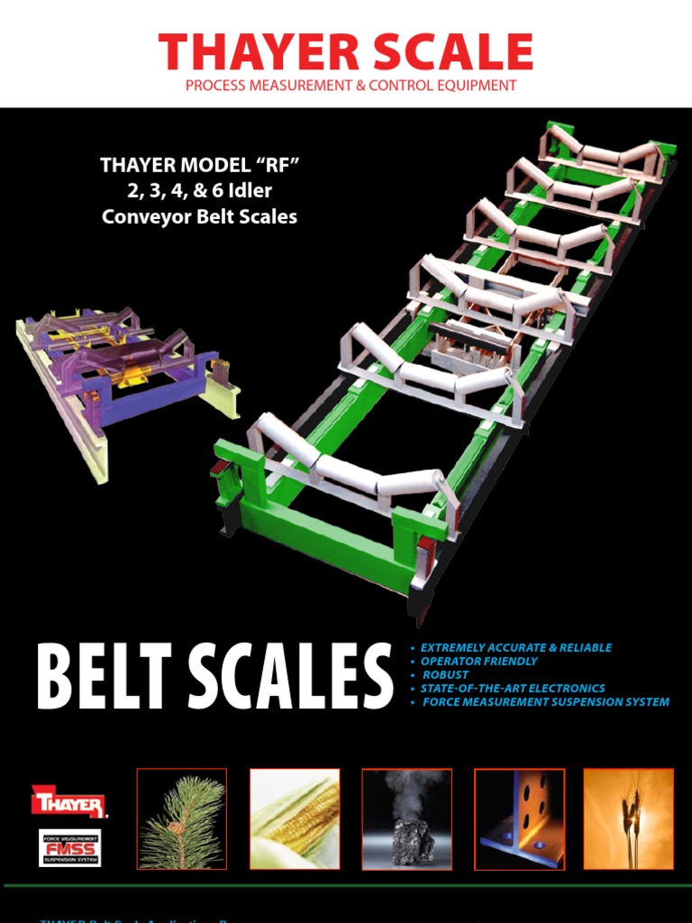 General Belt Scale Brochure 4-8-10 | PDF | Weighing Scale | Calibration