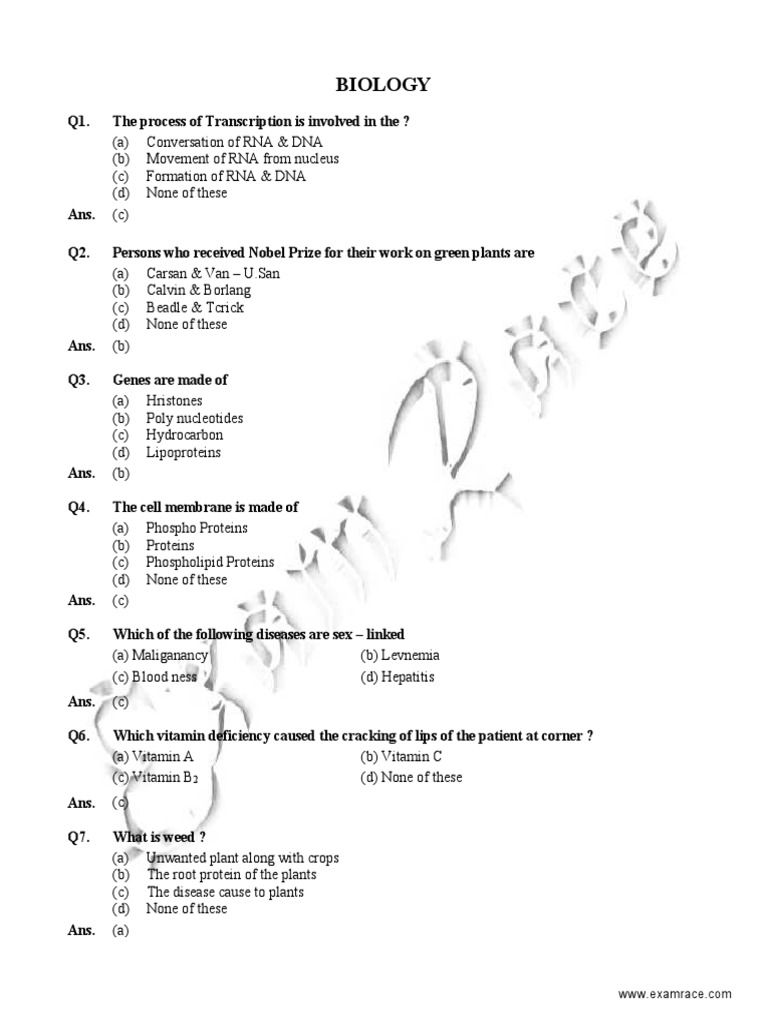 NTSE SAT Biology Solved Sample Paper | PDF | Vitamin A | Vitamin C
