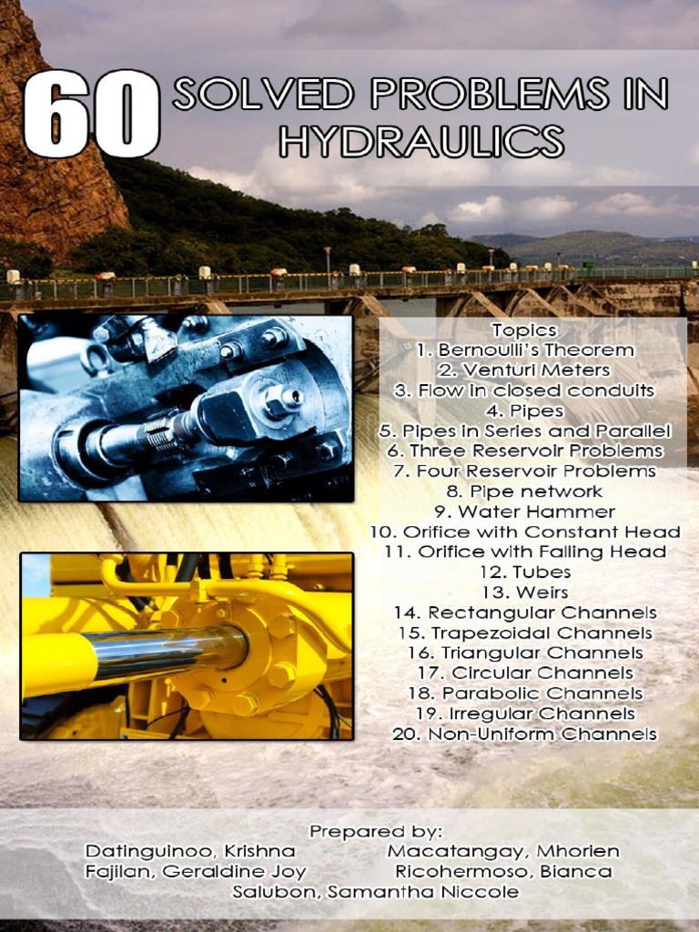 Hydraulics Problems | PDF | Pressure Measurement | Pressure