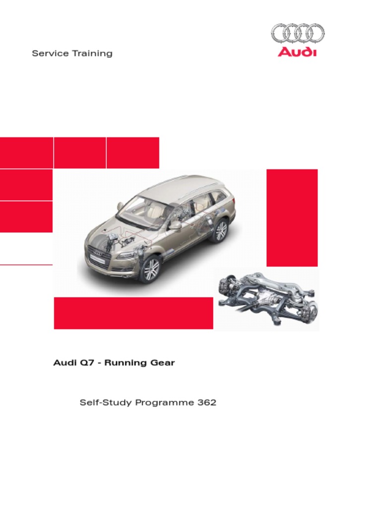 Audi q7 Suspension and Brakes | PDF | Brake | Anti Lock Braking System